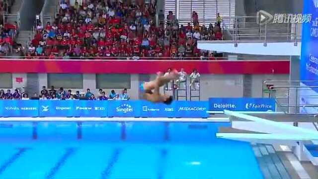2015东南亚运动会菲律宾跳水运动员的尴尬时刻_腾讯视频