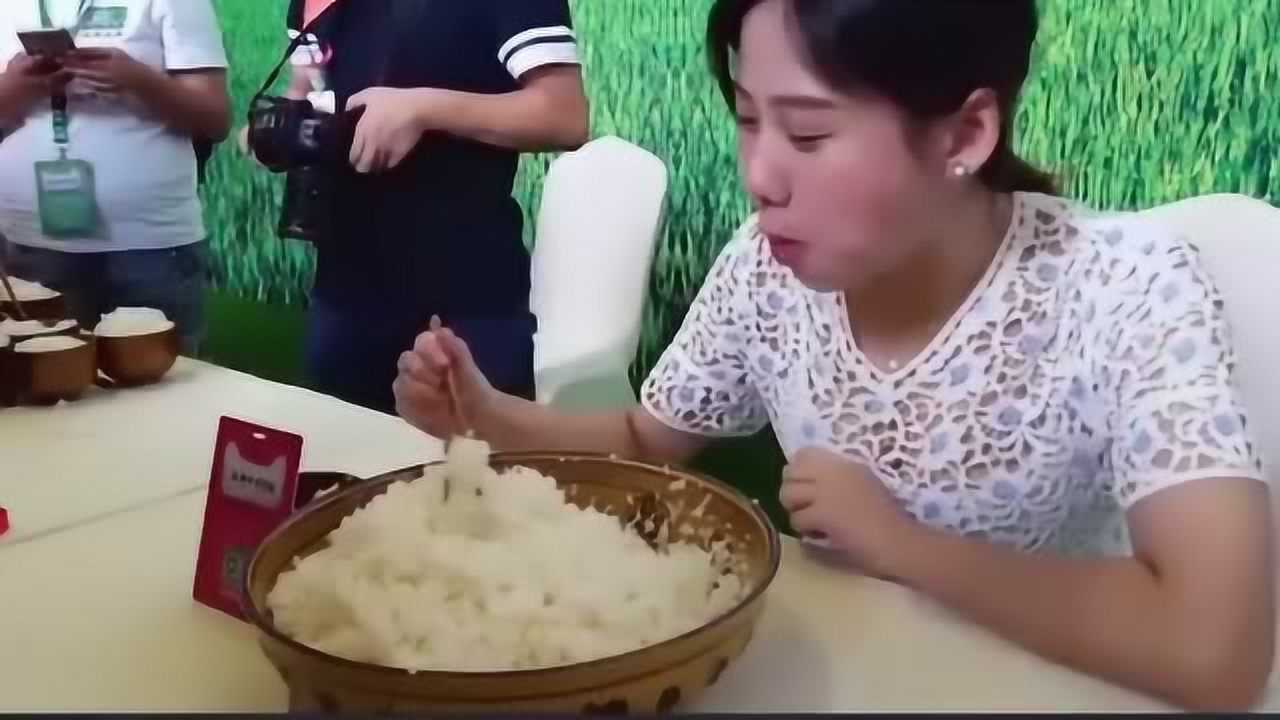 大胃王密子君挑战脸盆一样大的白米饭，干吃下去，娶不起啊！_高清1080P在线观看平台_腾讯视频