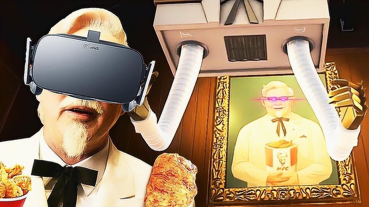 VR肯德基模拟器 我在KFC的秘密实验室做炸鸡！ 屌德斯解说_高清1080P在线观看平台_腾讯视频