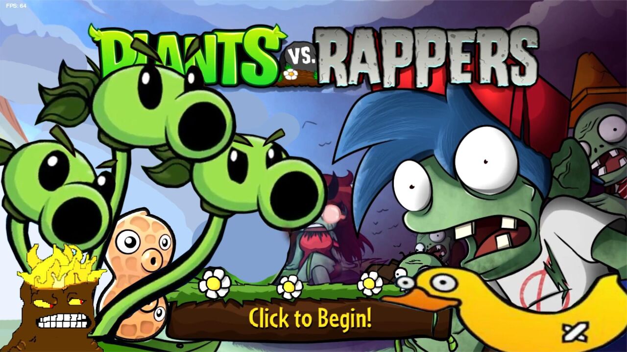 FNF周五夜放克：《植物大战僵尸》再次更新，VS三发豌豆射手！_高清1080P在线观看平台_腾讯视频