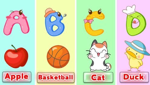 儿童早教英语启蒙，认识ABCD的英语单词_高清1080P在线观看平台_腾讯视频