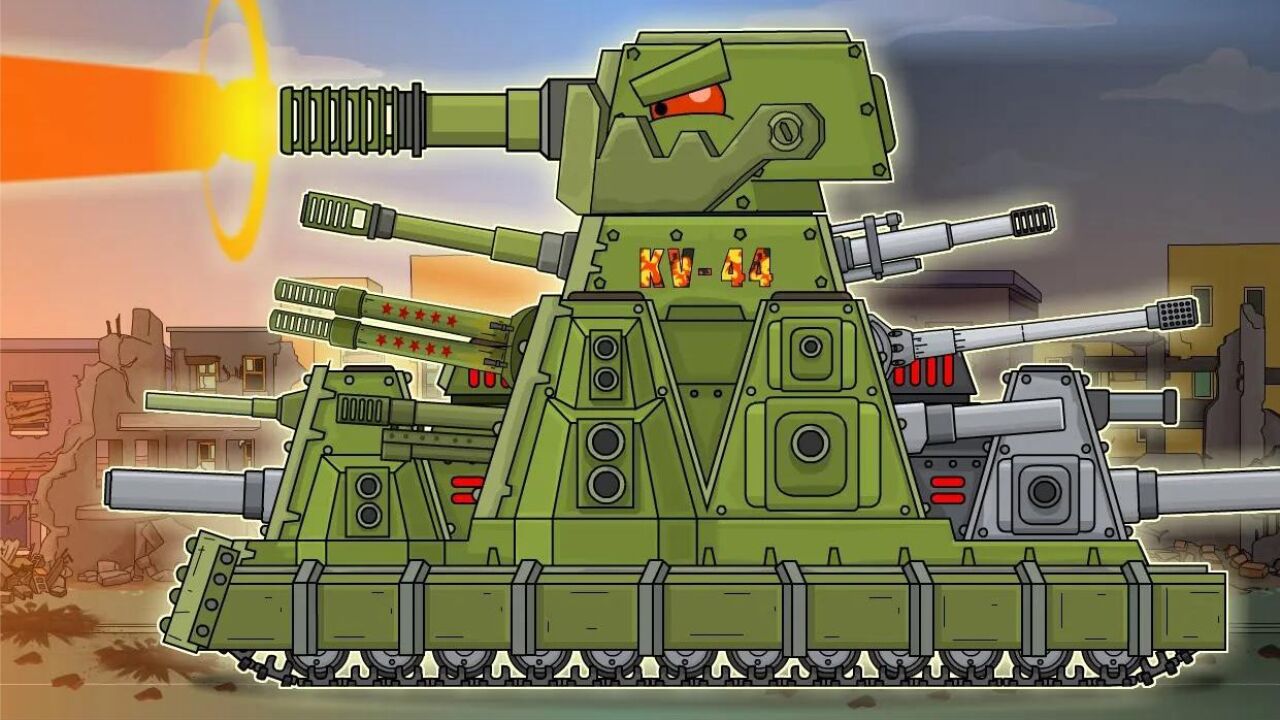 坦克动画，IS2斯大林坦克派出KV44M2，消灭莫斯科郊区德军坦克_高清1080P在线观看平台_腾讯视频