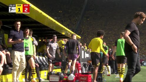 腾讯德甲_22/23赛季德甲第34轮：多特蒙德2-2美因茨_没想到是以这种方式！同步消息科隆点射扳平拜仁多特球迷立刻激情庆祝_高清1080P ...