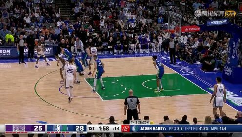 达拉斯独行侠_NBA常规赛：国王119-123独行侠_国王vs独行侠第1节中文解说回放_高清1080P在线观看平台_腾讯视频