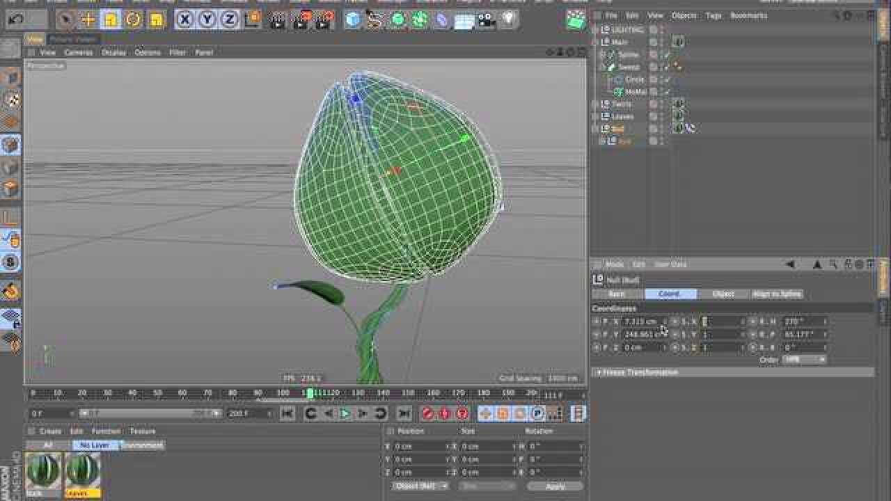 C4D植物生长动画教程GrowingPlant_腾讯视频