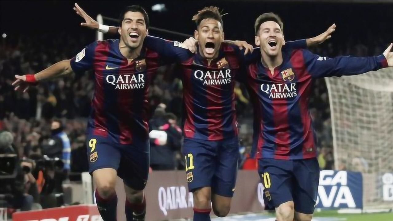 巴萨最经典组合“MSN”的一场比赛7-0大胜，这三人在一起太强了！_高清1080P在线观看平台_腾讯视频