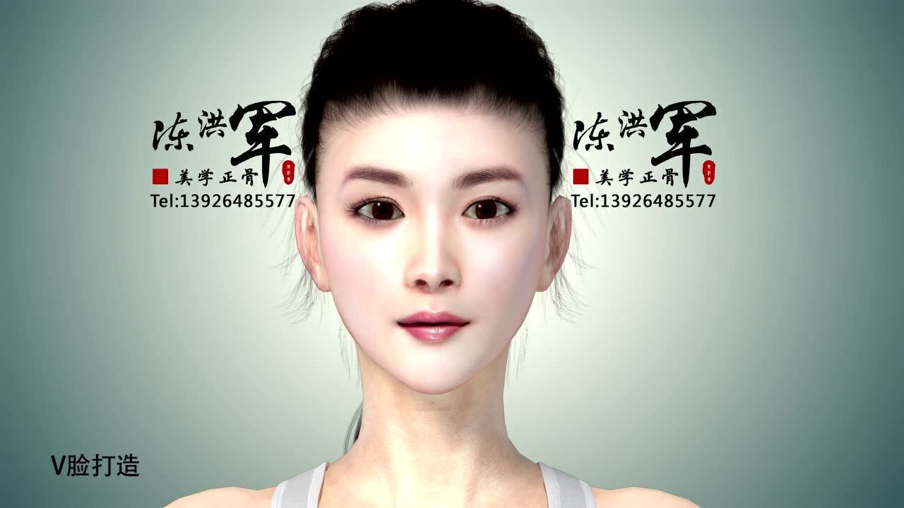 V脸打造，纯手法的效果。_腾讯视频