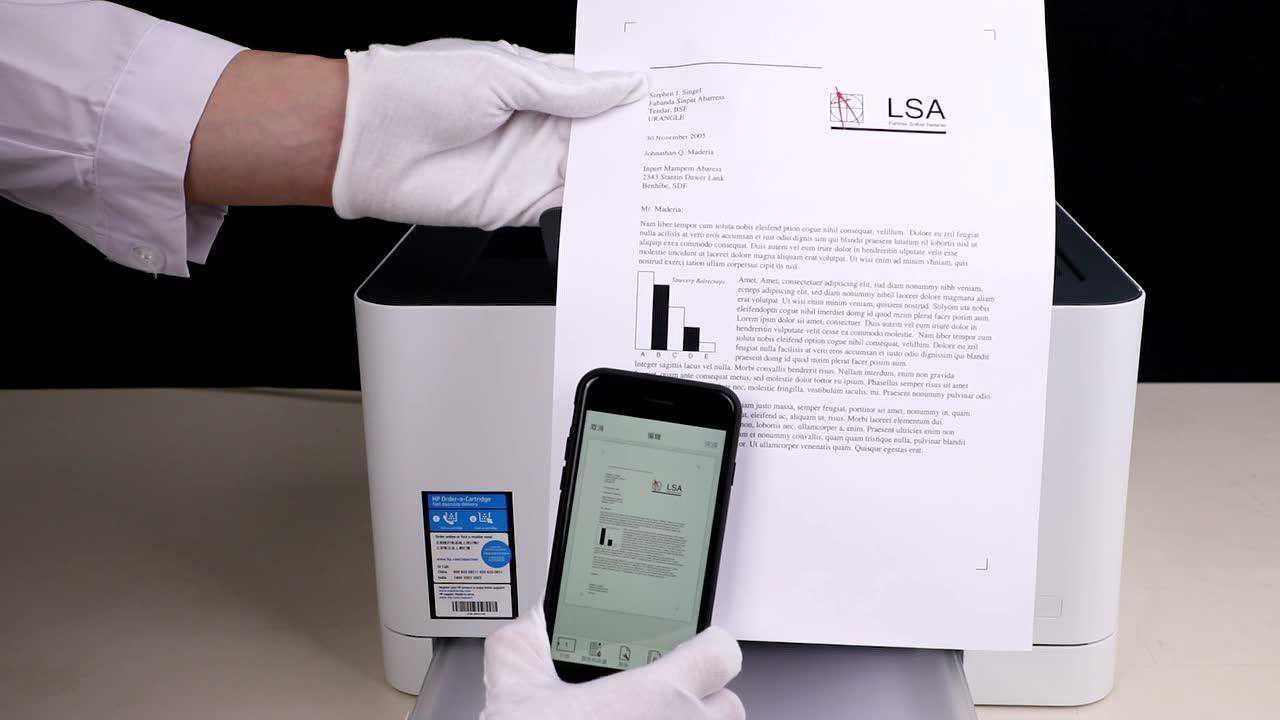 HP Color Laser 150nw 无线激活及打印_腾讯视频