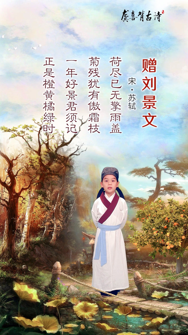 《赠刘景文》宋.苏轼。_高清1080P在线观看平台_腾讯视频
