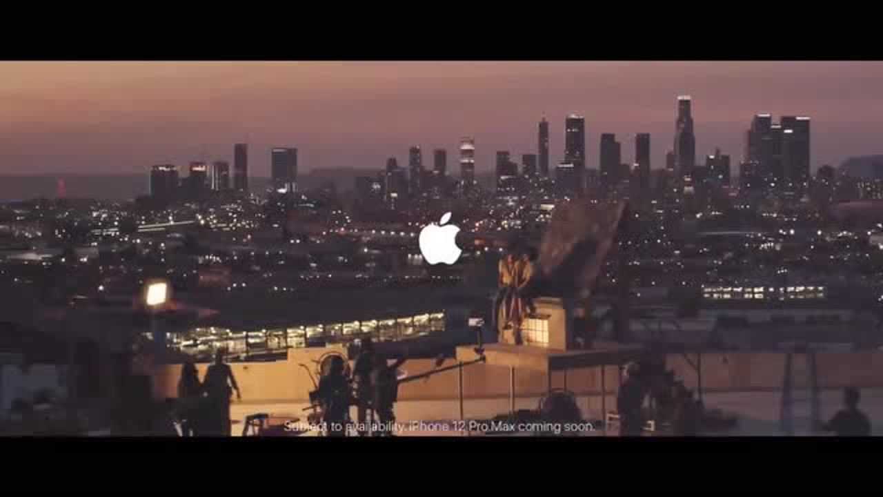 苹果发布iPhone 12 Pro广告宣传片：一起来拍电影_腾讯视频