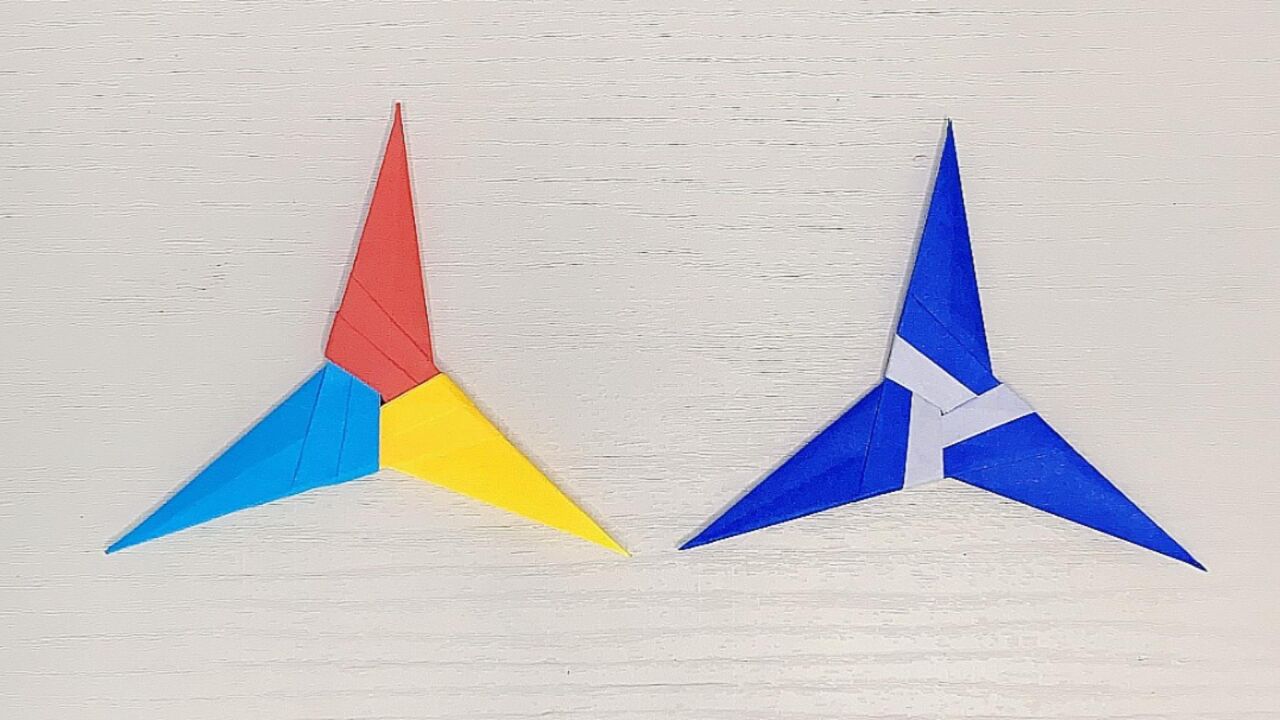 经典三角飞镖折纸教程_高清1080P在线观看平台_腾讯视频