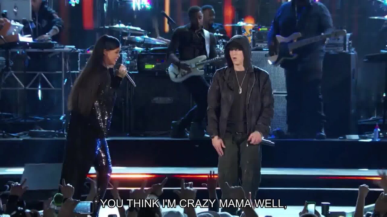 姆爷Eminem参加摇滚名人堂颁奖礼官摄全场释出！_腾讯视频