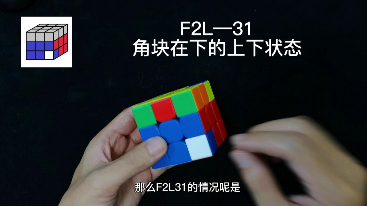 三阶魔方CFOP速拧教程，F2L公式讲解31期_腾讯视频