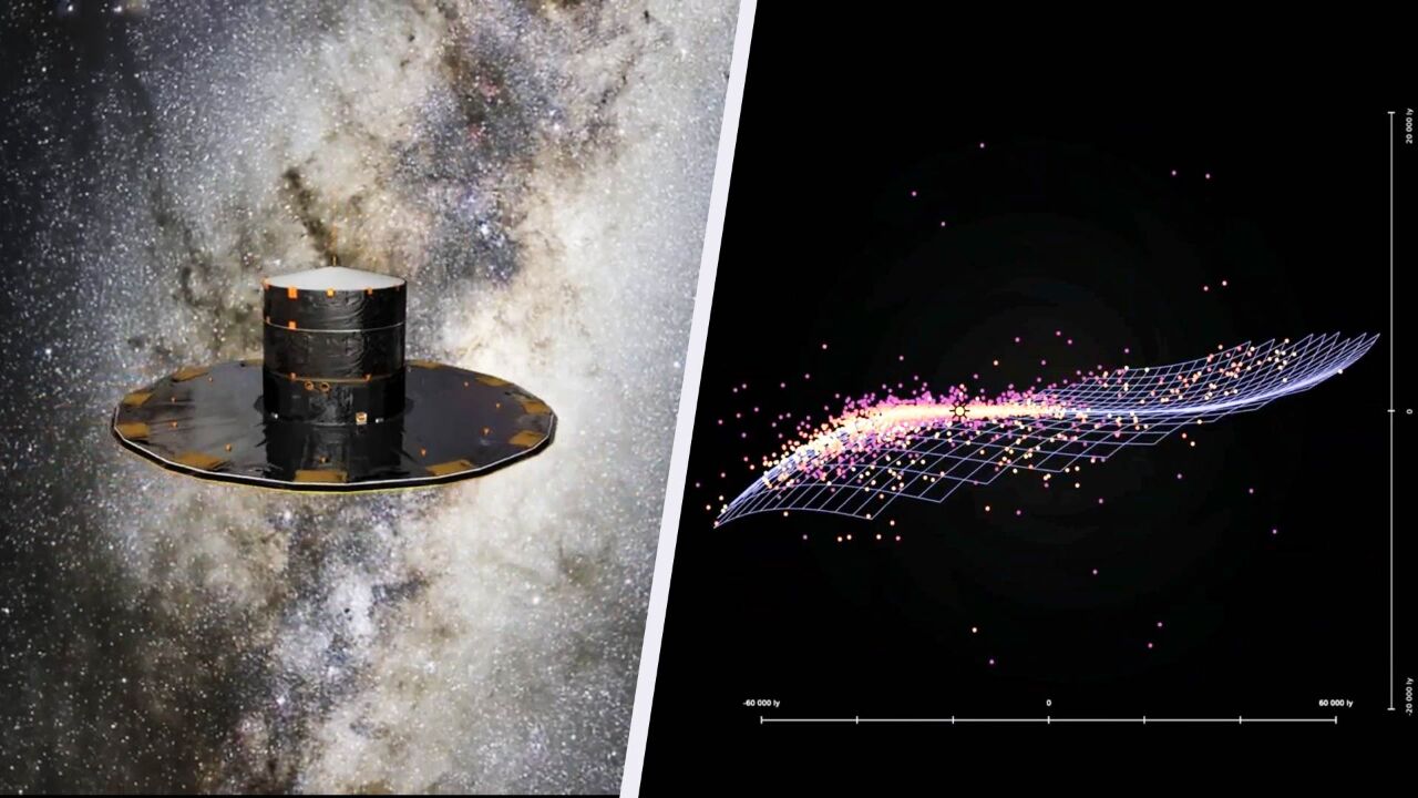 扫描数十亿颗恒星，建立银河系三维地图！这是盖亚看到的银河系_高清1080P在线观看平台_腾讯视频
