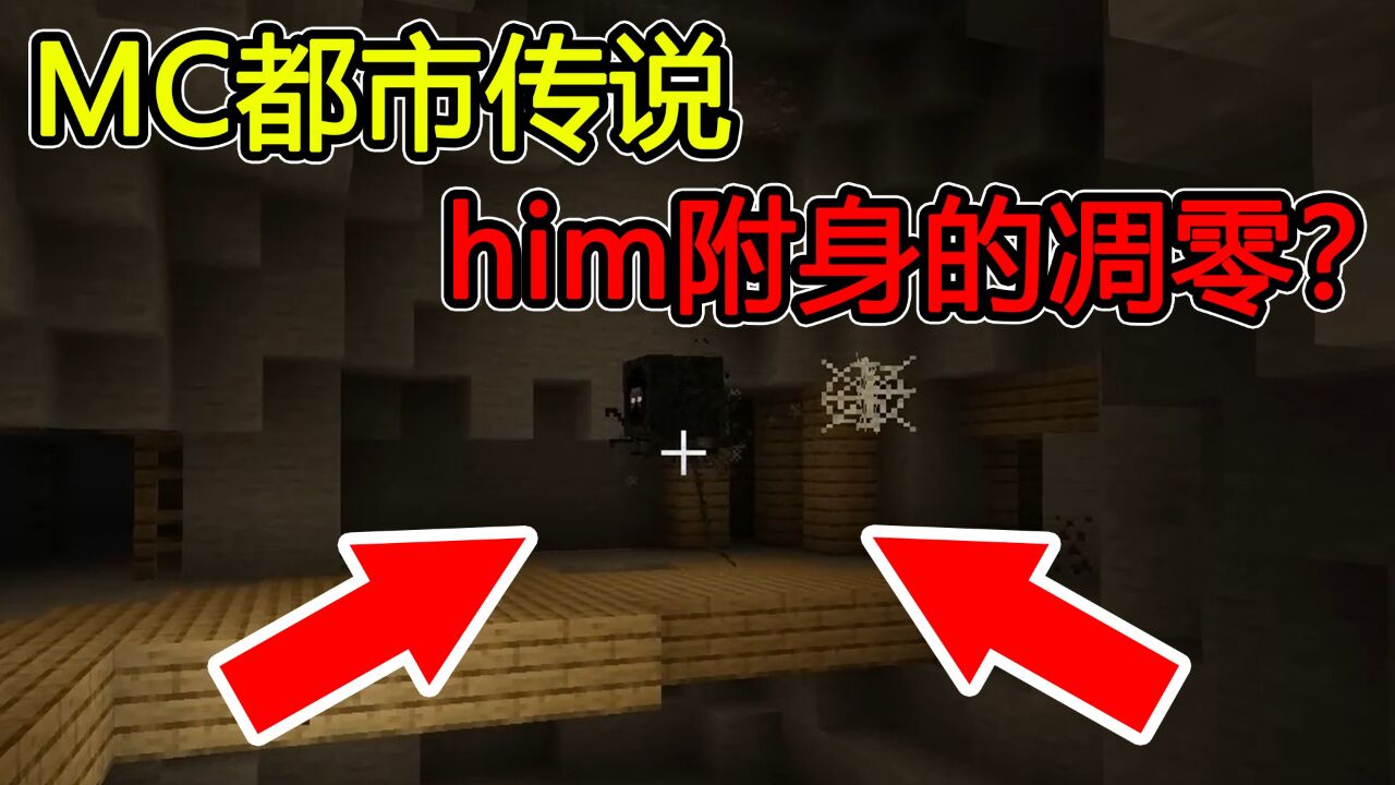 我的世界：MC被him附身的凋零！这么恐怖！都市传说！_腾讯视频