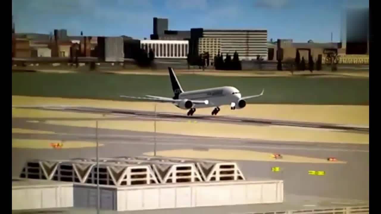 模拟：空客A370概念机降落_高清1080P在线观看平台_腾讯视频