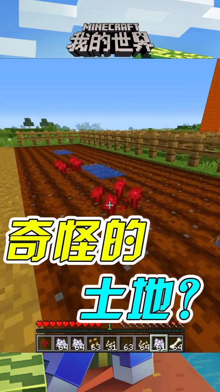 我的世界：奇怪的土地！不管你种什么东西！都会变成红色的？_高清1080P在线观看平台_腾讯视频