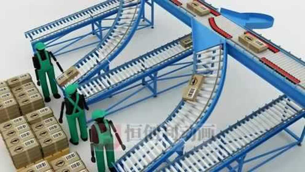 快递行业的自动化分拣系统，终于知道为什么现在快递发货很快了_高清1080P在线观看平台_腾讯视频