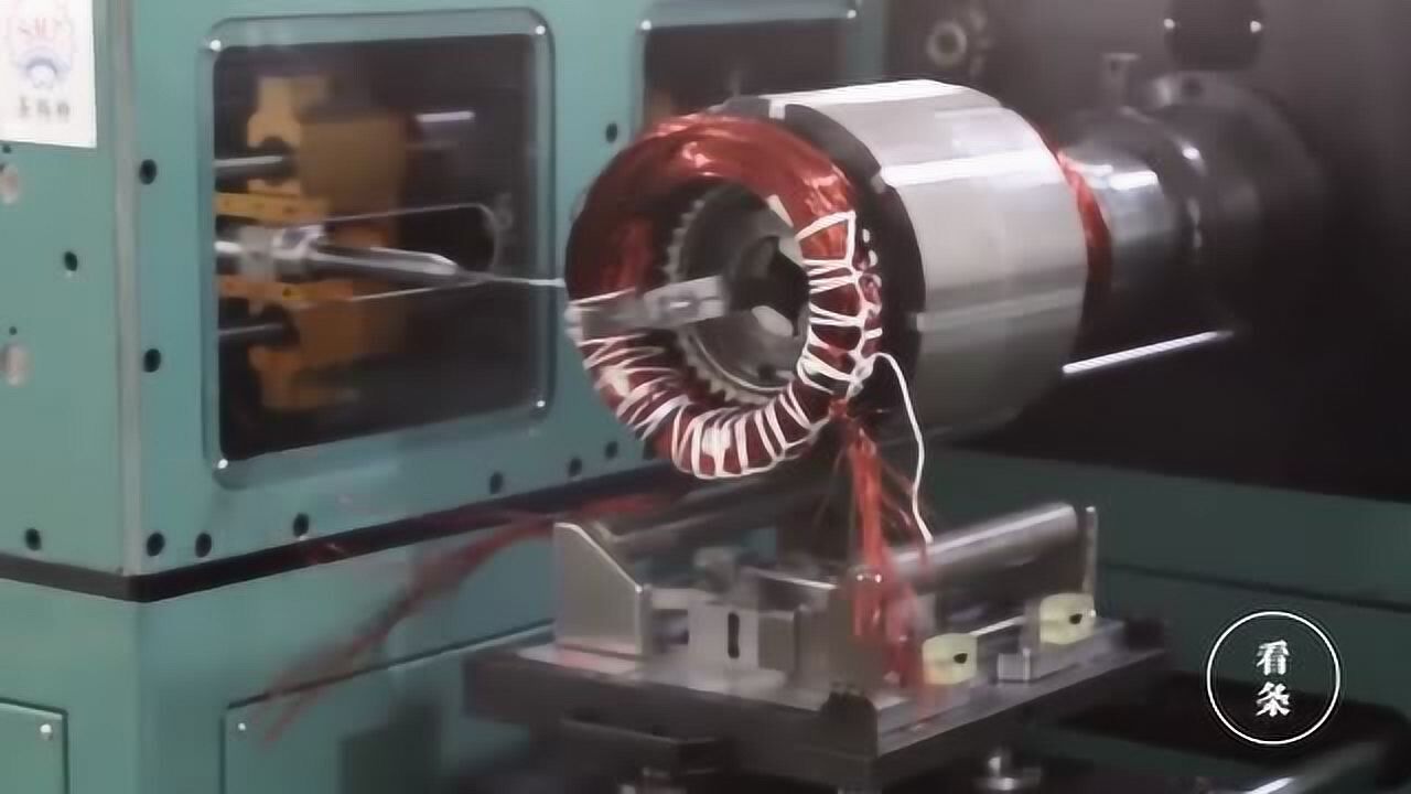国内工厂制造电机的过程，来感受下这高效的生产技术_腾讯视频