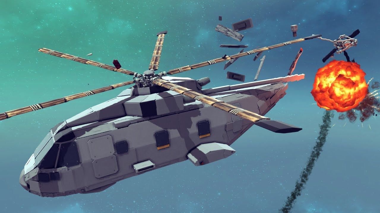 Besiege围攻：直升机空难与碰撞_腾讯视频