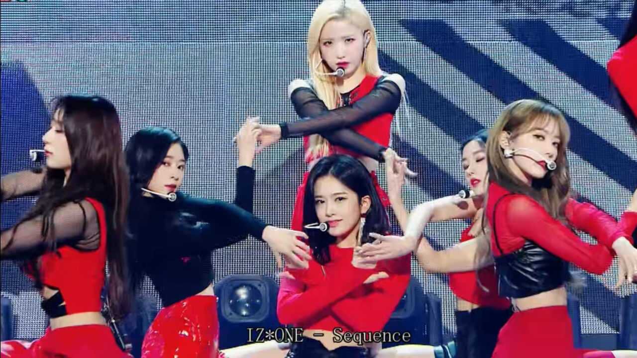 越过界线 将那扇门打开！IZONE《Sequence》现场版 中韩双字_高清1080P在线观看平台_腾讯视频