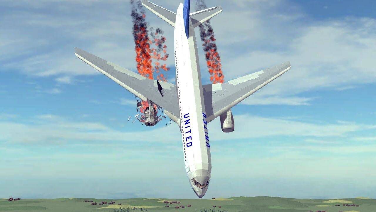 【Besiege围攻】飞机空难与坠毁，波音797惨遭虐待_腾讯视频