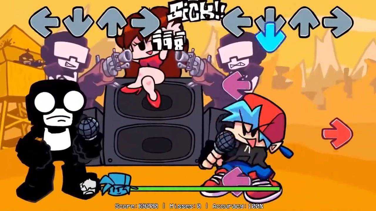 FNF周五夜放克：【坦克兵】所有歌曲，每次都会变成不同的角色！_高清1080P在线观看平台_腾讯视频