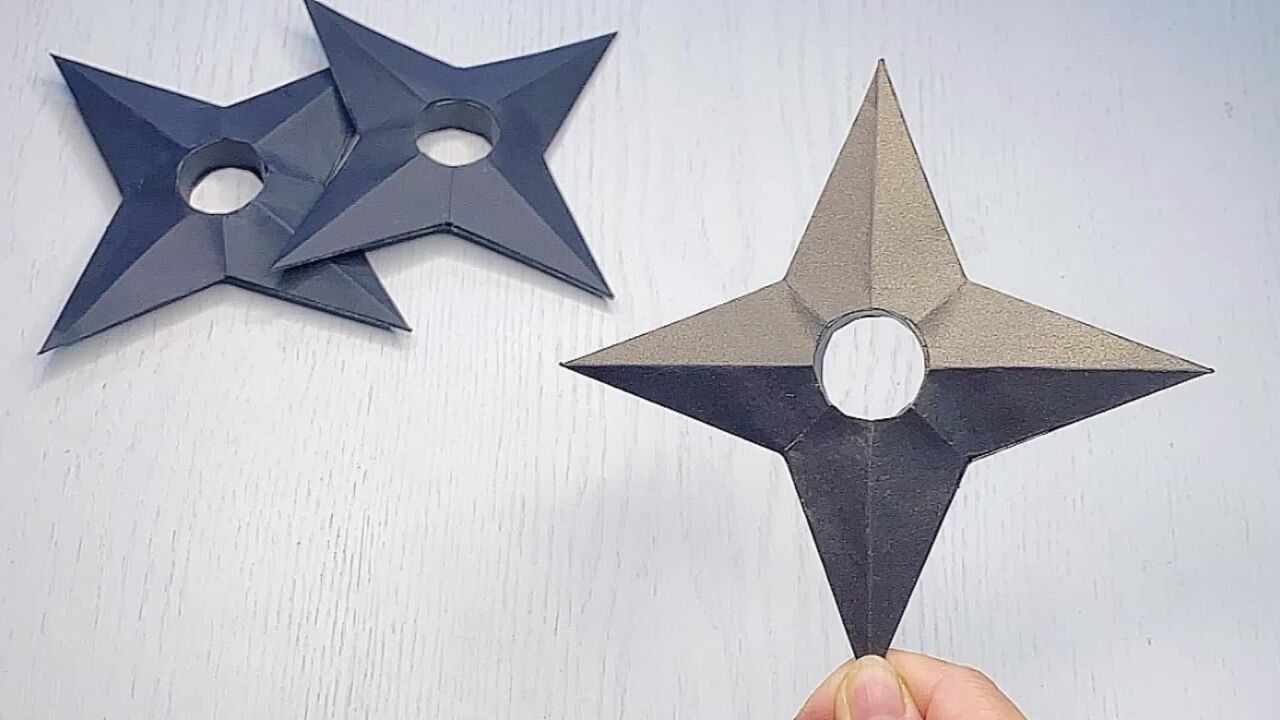 忍者武器手里剑折纸教程_高清1080P在线观看平台_腾讯视频