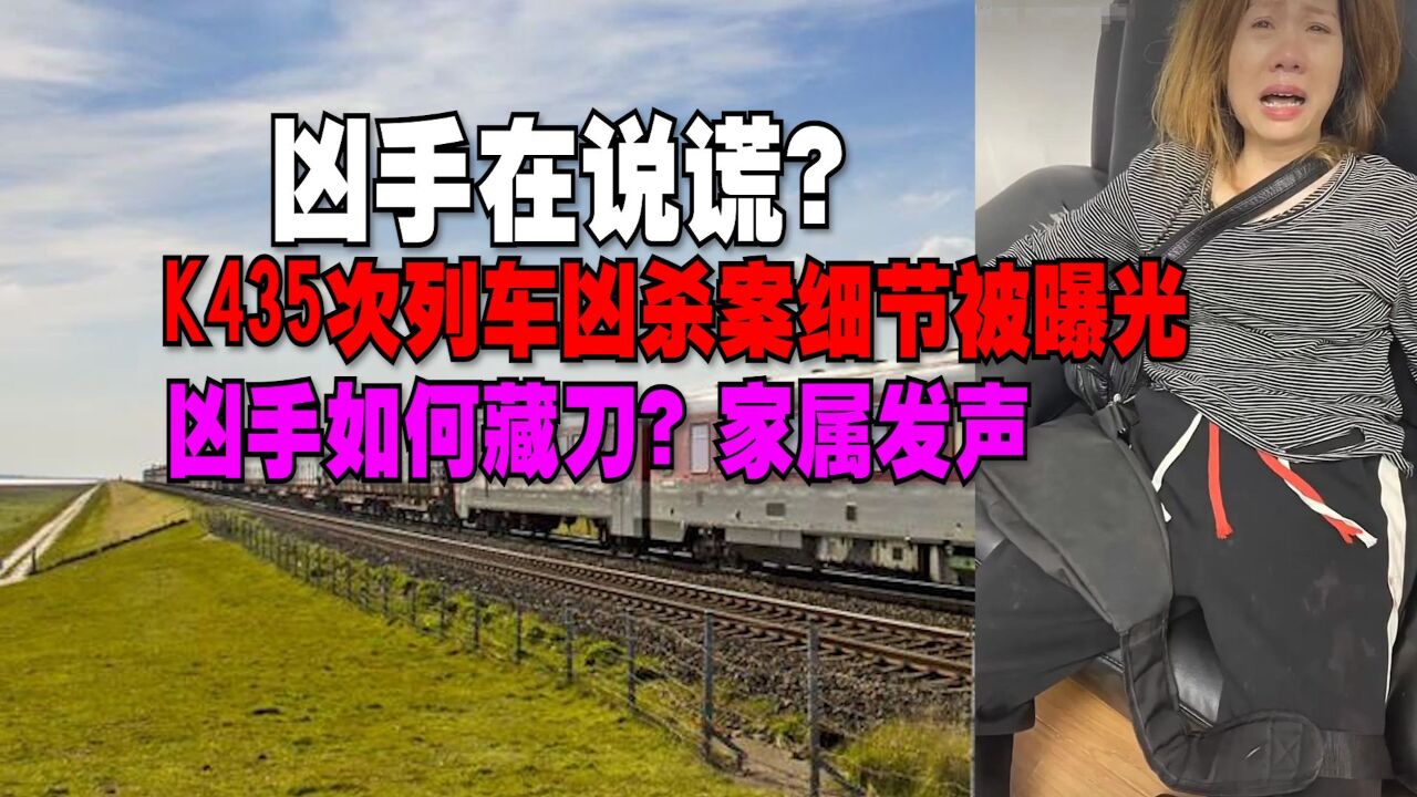 凶手在说谎吗？K435次列车凶杀案细节被曝光，凶手如何藏刀？_腾讯视频