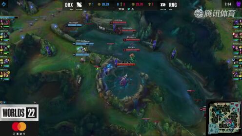 英雄联盟S12全球总决赛_S12全球总决赛入围赛第一日：DRX1-0RNG_小龙双方爆发团战RNG双线作战阵容脱节被打成团灭_高清1080P ...