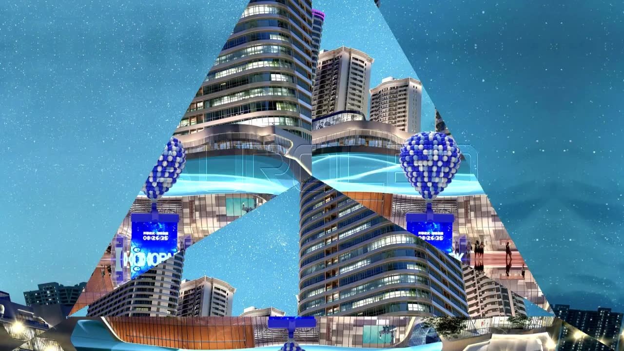 奥蕾达LED透明屏|西安MOMOPARK商场透明显示全景效果_腾讯视频