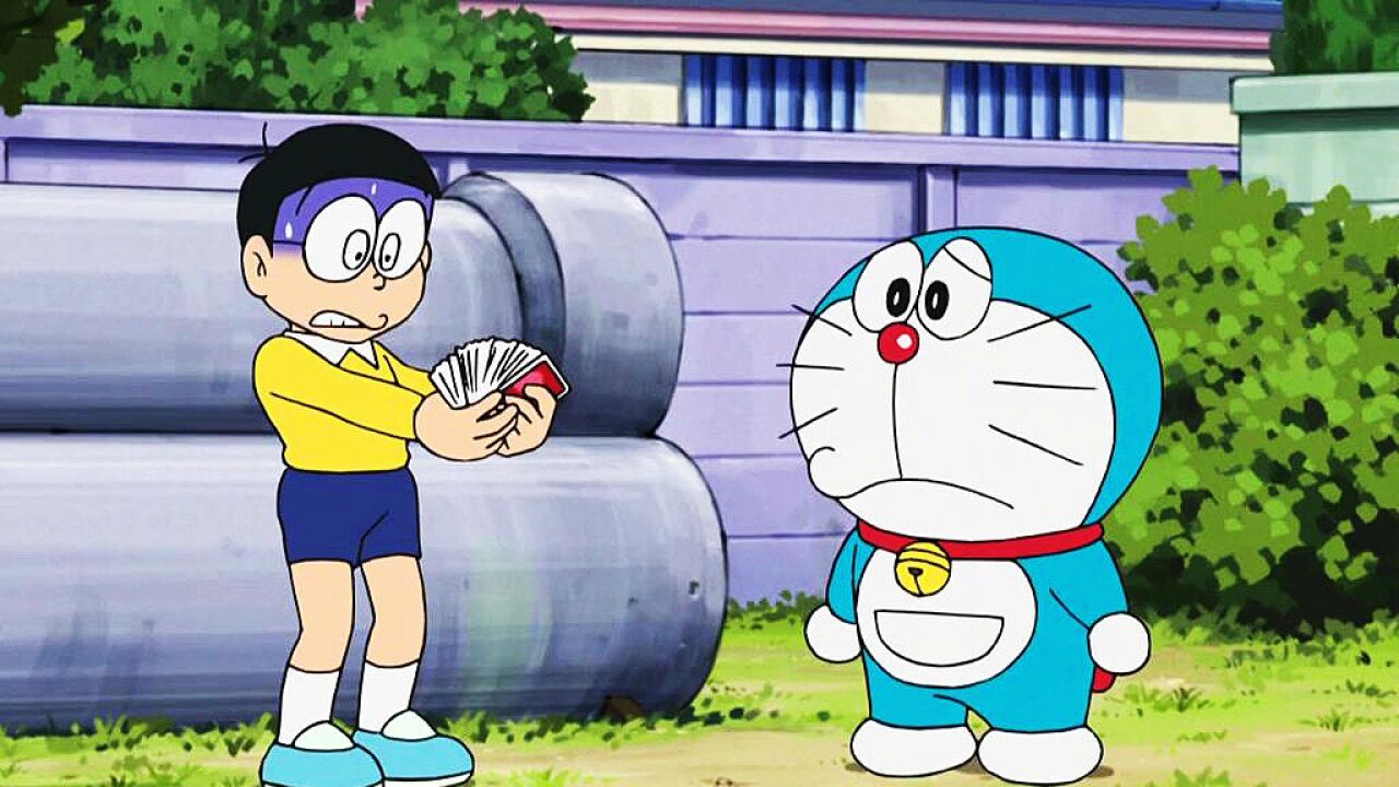 哆啦A梦；一副幸运且恐怖的扑克牌轮番转让后最终的倒霉蛋会是谁_高清1080P在线观看平台_腾讯视频