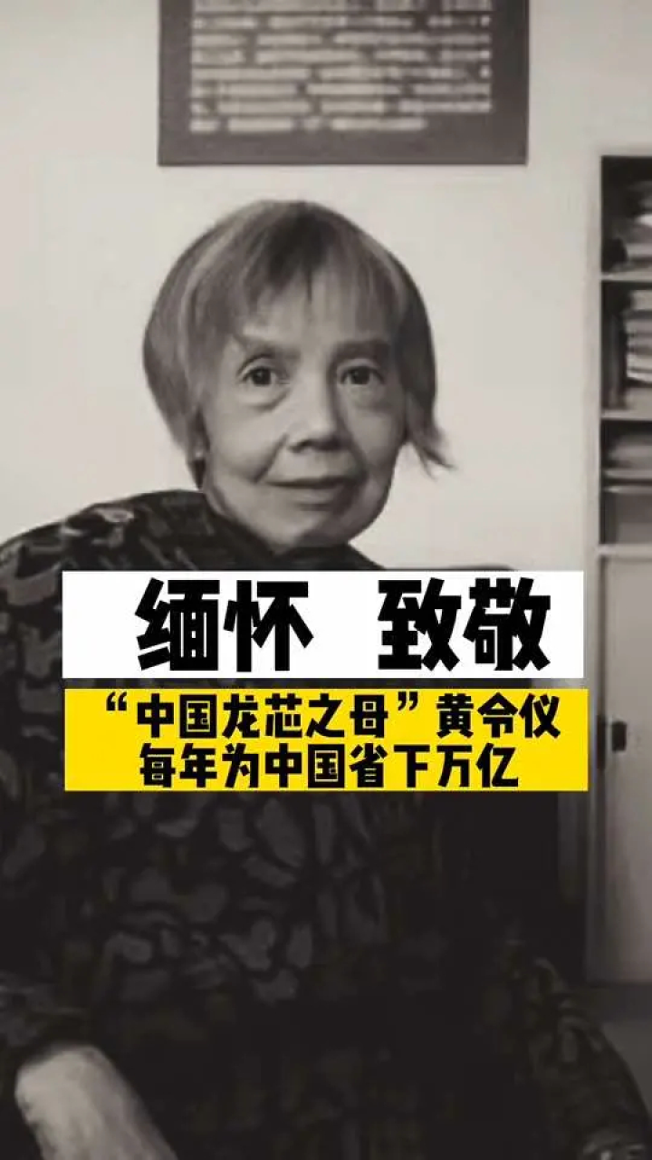 “中国龙芯以母”黄令仪，打破美国垄断，每年为中国省下万亿。#黄令仪#向科学家致敬#中国芯片_腾讯视频