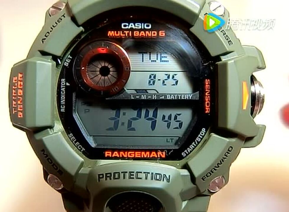 CASIO手表GW-9400（3410）秒表的使用_高清1080P在线观看平台_腾讯视频