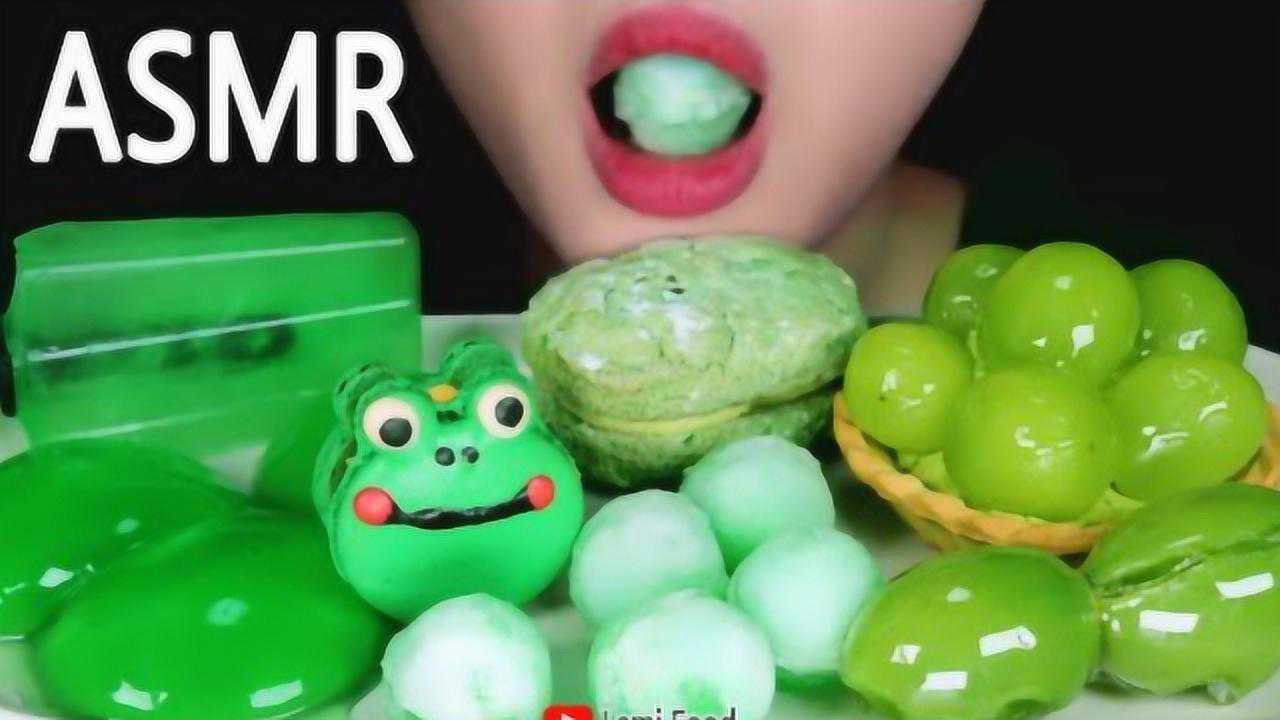 盘点吃播的奇葩美味吃播，颜色鲜绿塞得满嘴都是，这吃相太霸气了_高清1080P在线观看平台_腾讯视频