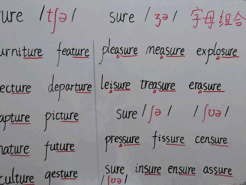 字母组合ture和sure在单词里的发音_高清1080P在线观看平台_腾讯视频
