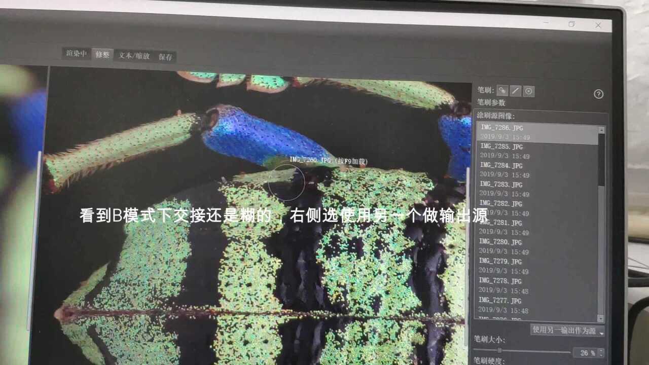 微距堆叠helicon focus软件B+C模式互补教程_腾讯视频