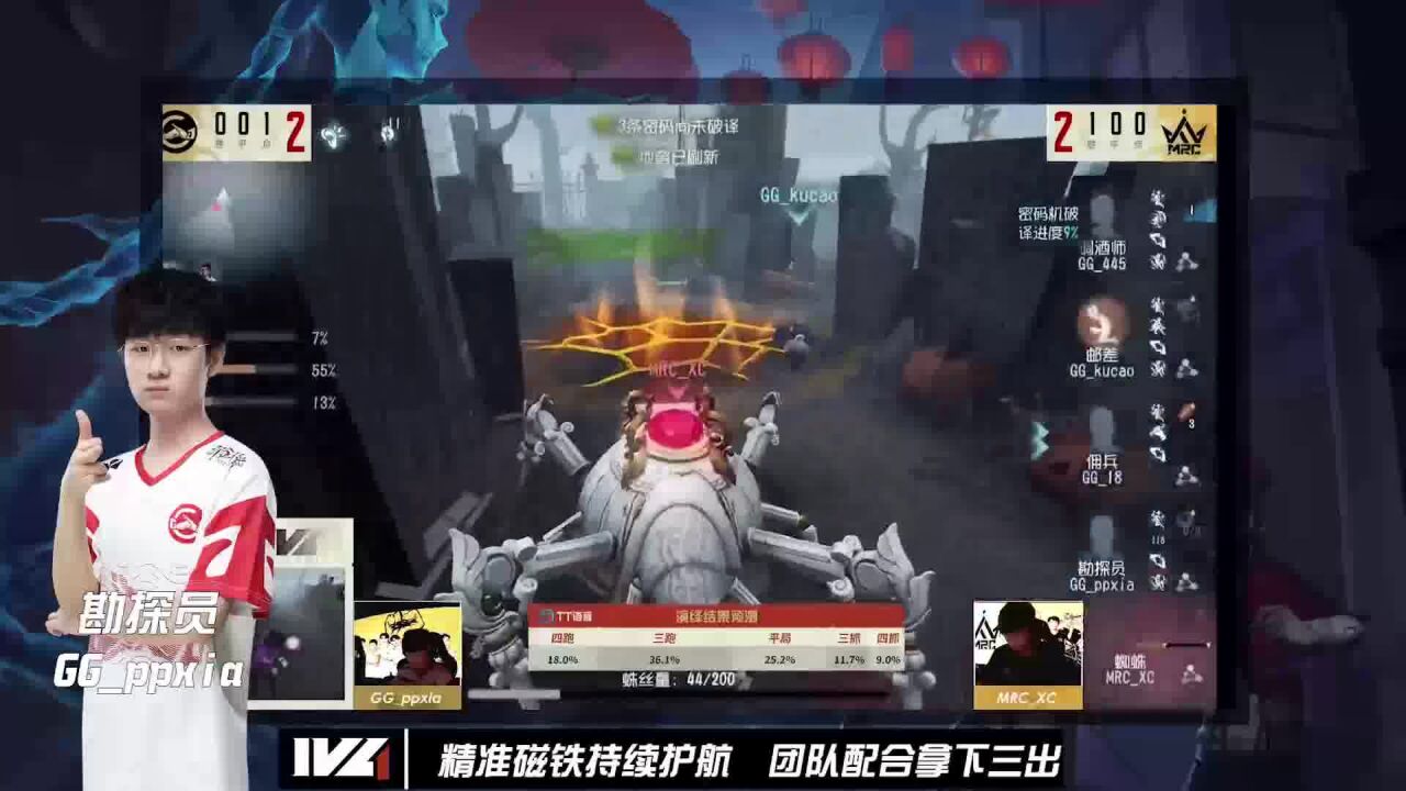第五人格IVL：Gr_ppx极限四抓控场！_腾讯视频