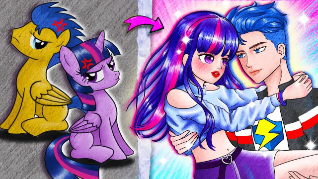 定格动画：紫悦公主被梦魇之月抓走了，关键时刻金马骑士救下紫悦_腾讯视频