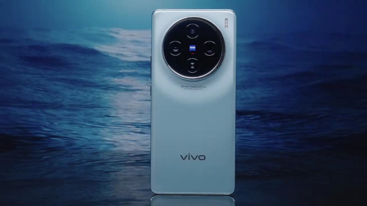 vivoX100系列鉴赏，昭如日月朗若星辰#vivox100系列#手机外观#日月星辰_腾讯视频}