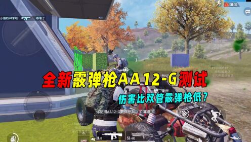 全新武器AA12-G霰弹枪测试！伤害比双管霰弹枪低？_高清1080P在线观看平台_腾讯视频