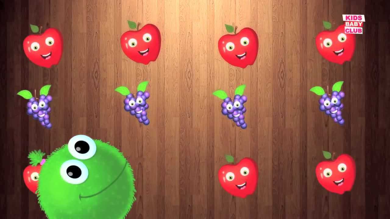 Fruits Song | English rhymes learning for kids | fruit songs for ...