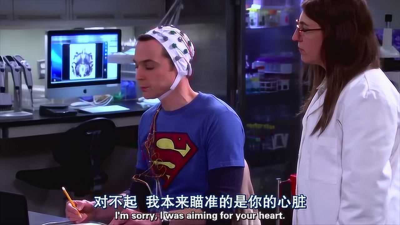 生活大爆炸：艾米在谢耳朵身上做实验，艾米故意激怒他，取得实验数值_电视剧_高清完整版视频在线观看_腾讯视频