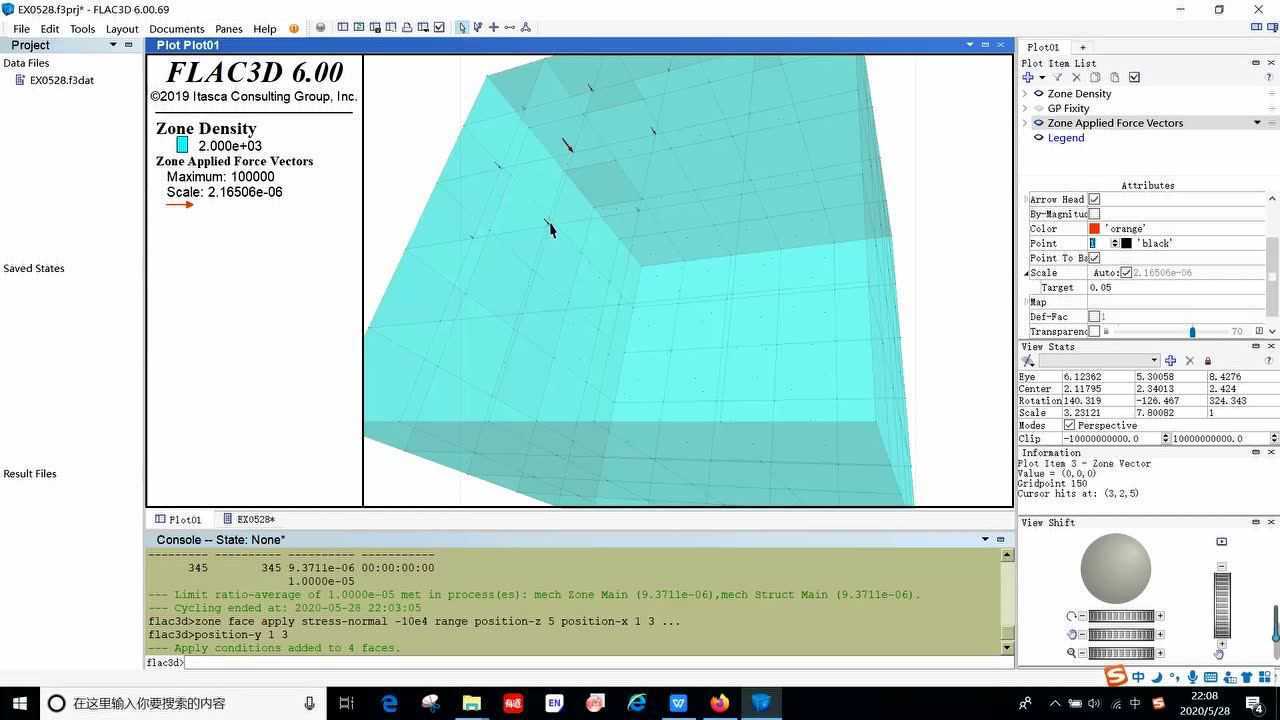 flac3d6.0简单算例演示_高清1080P在线观看平台_腾讯视频