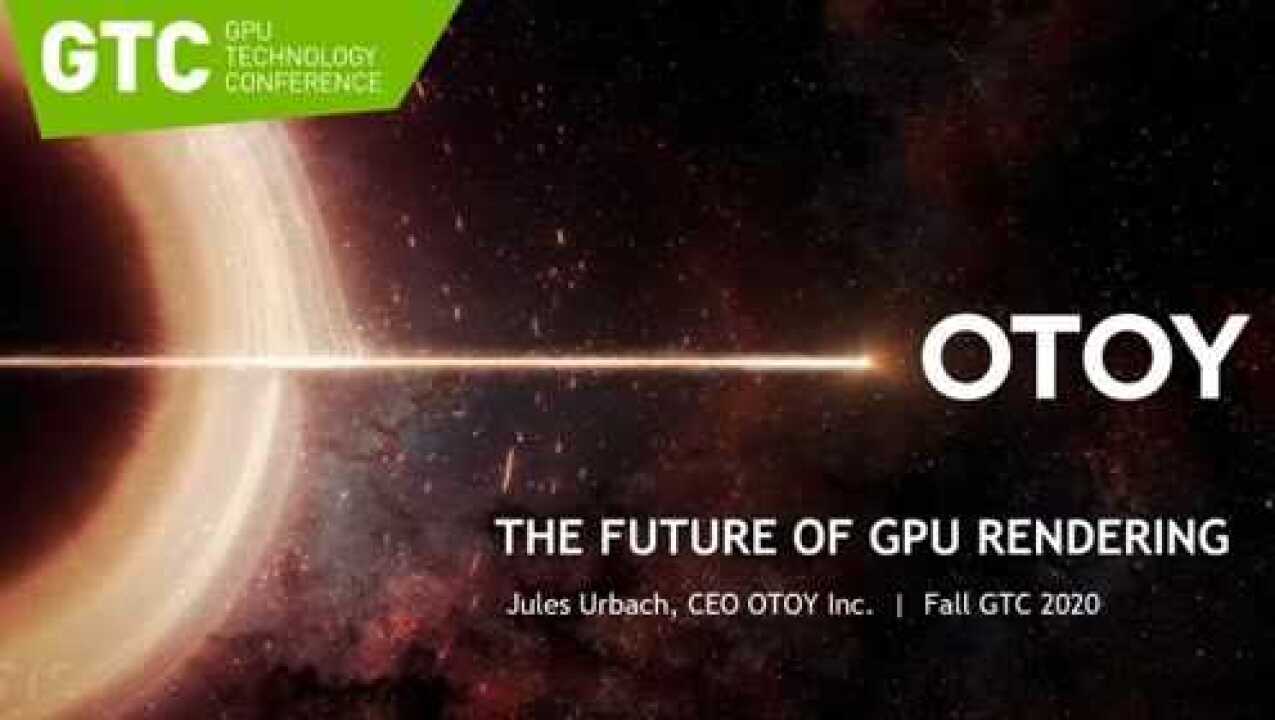 OTOY创始人及CEO、RNDRNetwork发起人JulesUrbach在2020年英伟达GPU技术大会（GTC2020）上的演讲_高清 ...