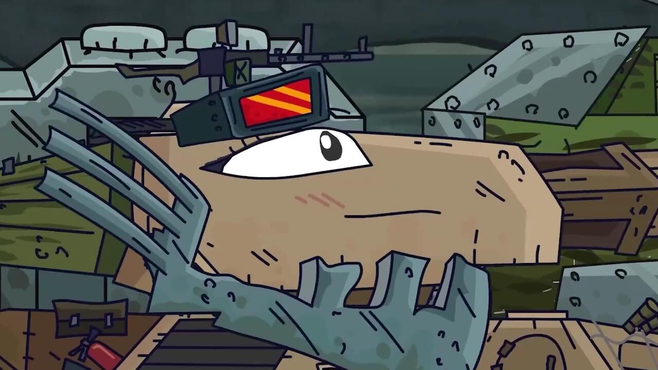 坦克世界动画：英国怪物收割机，KV-52到KV-53的演变_高清1080P在线观看平台_腾讯视频