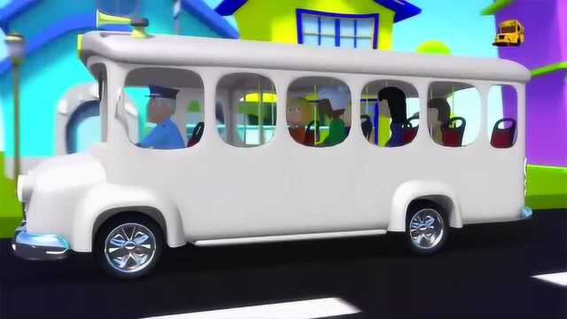 少儿英语歌曲《Wheels On The Bus》_腾讯视频
