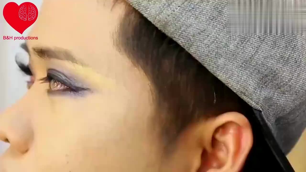 男变女化妆全过程，从惊恐到惊艳，丝一刹那变女神