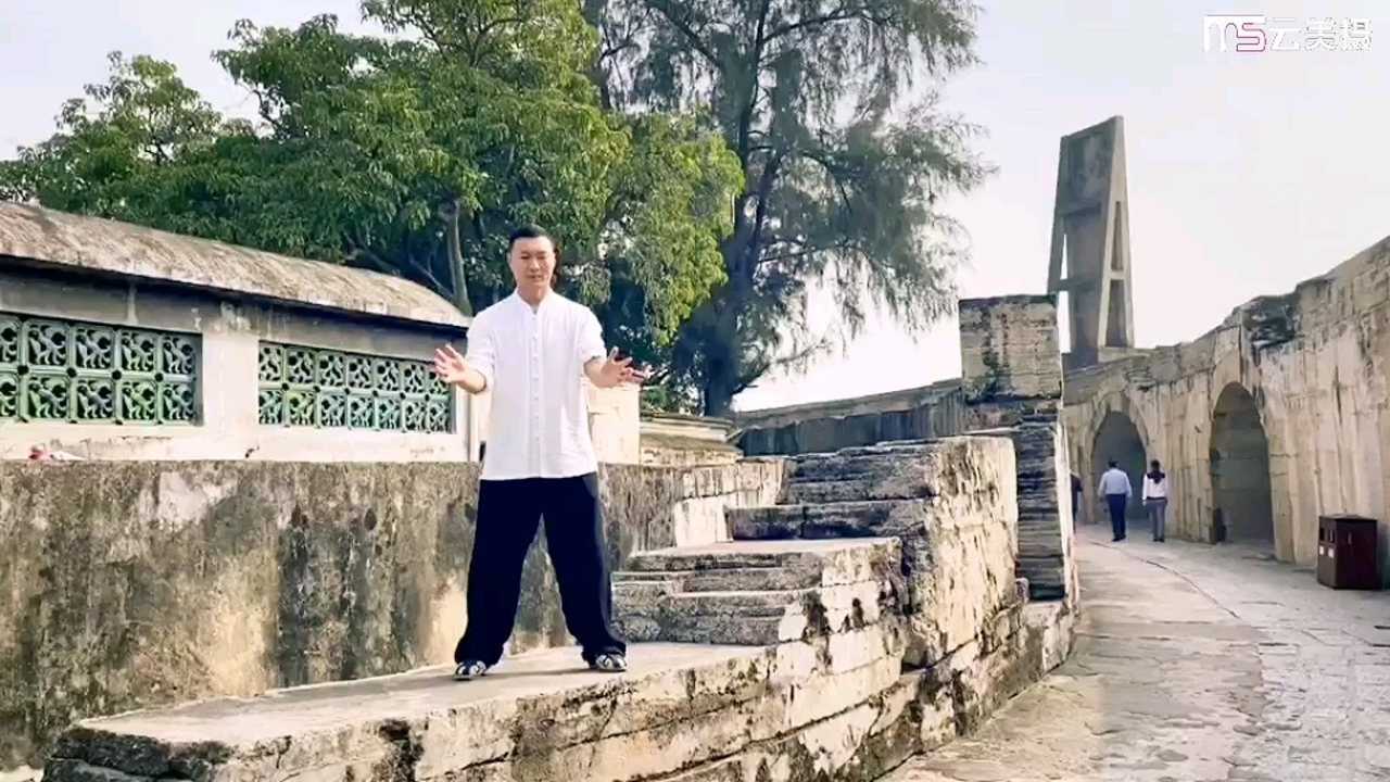 王刚老师虎门炮台演练子午门易筋经_高清1080P在线观看平台_腾讯视频