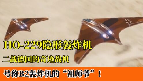 HO-229轰炸机：二战德国的黑科技武器，真实身份却是B2的前身？ 下 _高清1080P在线观看平台_腾讯视频